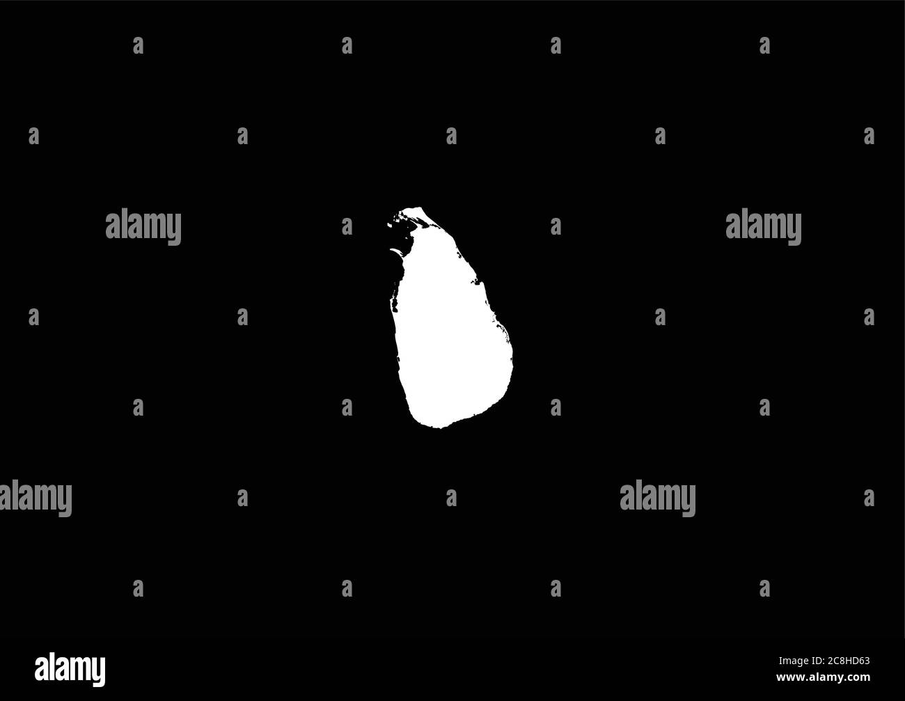 Sri lanka map Black and White Stock Photos & Images - Alamy