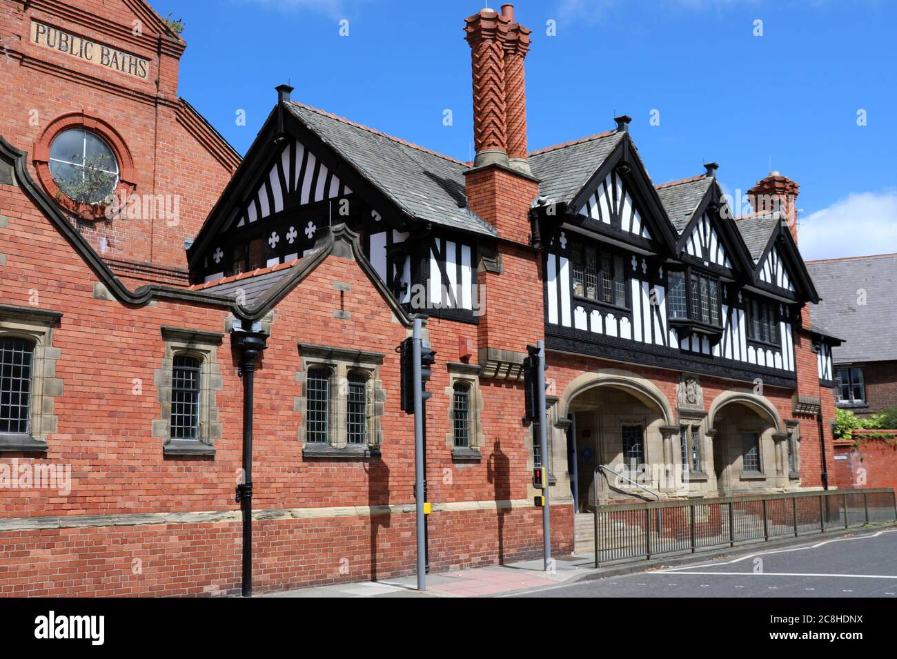 Public baths at Chester Stock Photo - Alamy