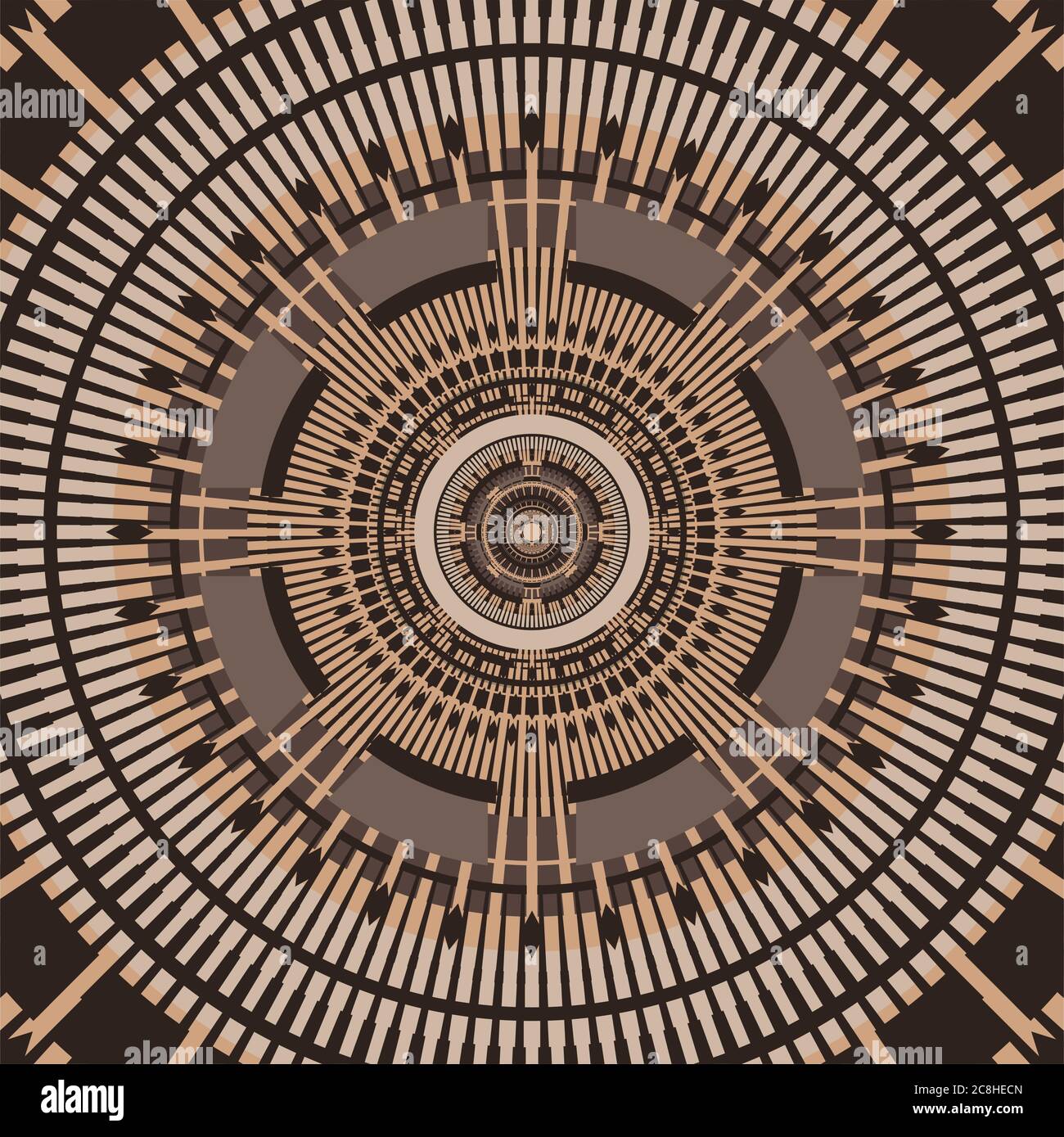 nice circle ethnic background Stock Vector Image & Art - Alamy