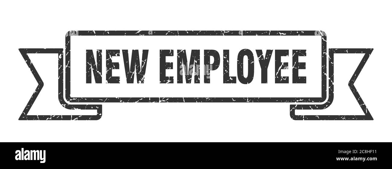 New employee banner Black and White Stock Photos & Images - Alamy