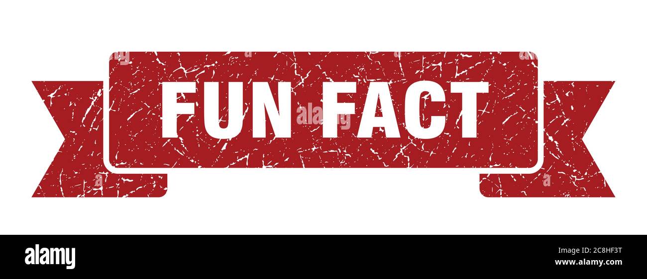 fun fact ribbon sign. fun fact vintage retro band Stock Vector Image ...