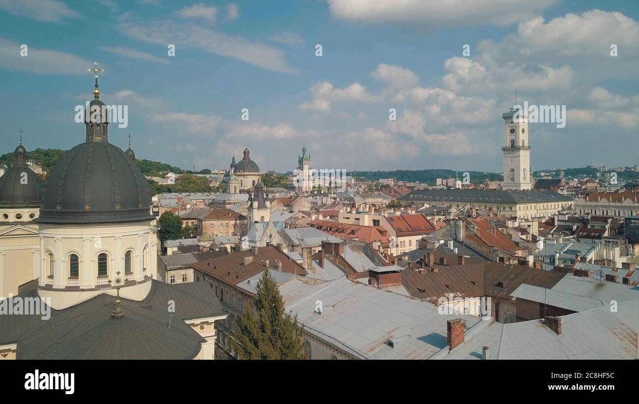 4k city streets aerial hi-res stock photography and images - Alamy