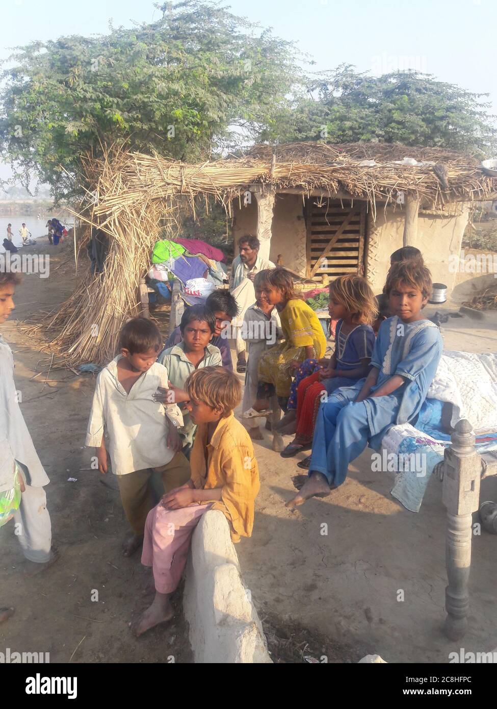 Indian rural village houses water hi-res stock photography and images ...