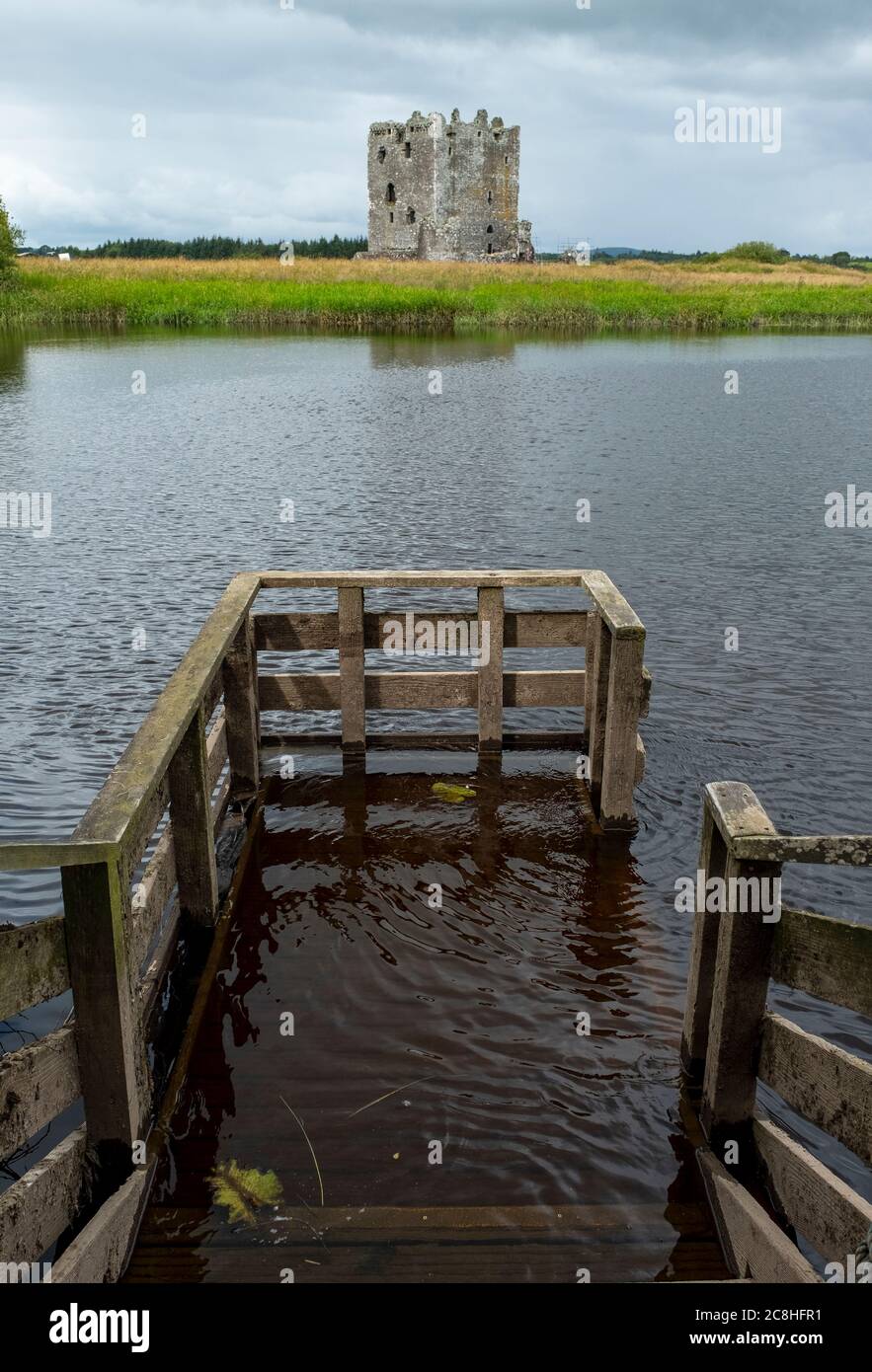 Threave Castle, stronghold of the Black Douglases built on an island in ...
