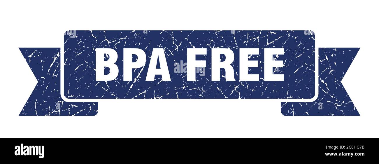 bpa free ribbon sign. bpa free vintage retro band Stock Vector Image ...