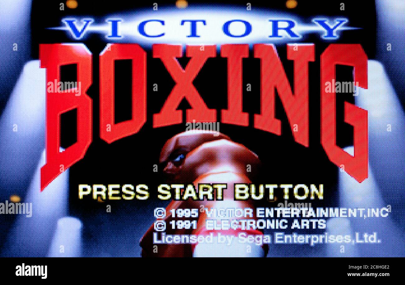 Victory Boxing - Sega Saturn Videogame - Editorial use only Stock Photo ...