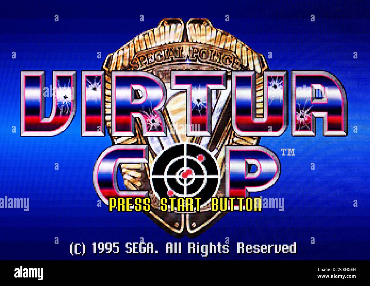 Virtua Cop - Sega Saturn Videogame - Editorial use only Stock Photo - Alamy