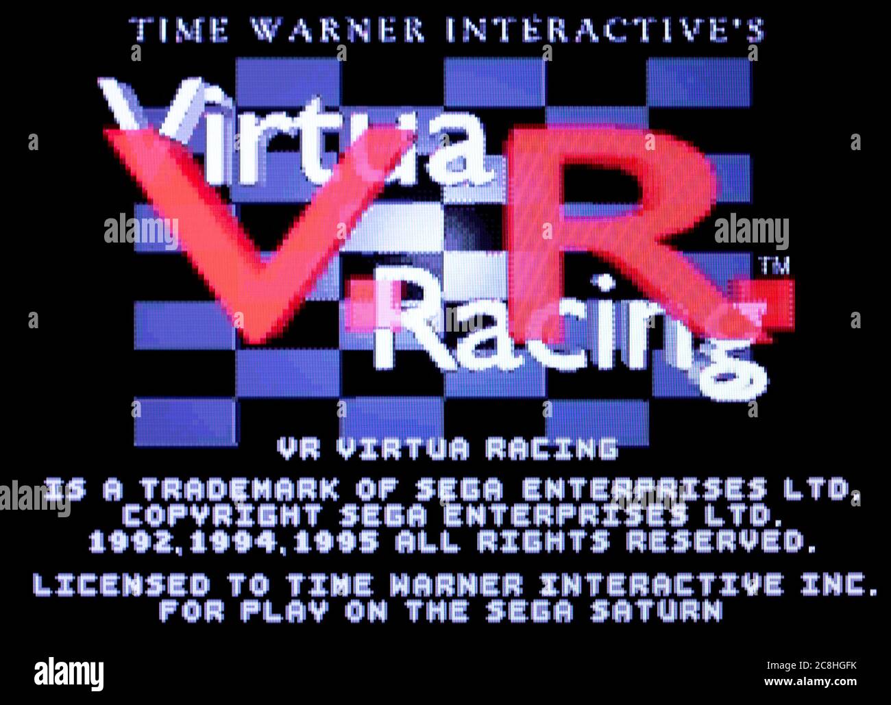 Virtua Racing - Sega Saturn Videogame - Editorial use only Stock Photo ...