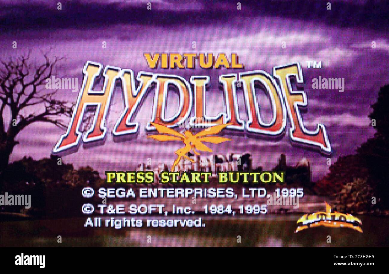 Virtual Hydlide - Sega Saturn Videogame - Editorial use only Stock ...