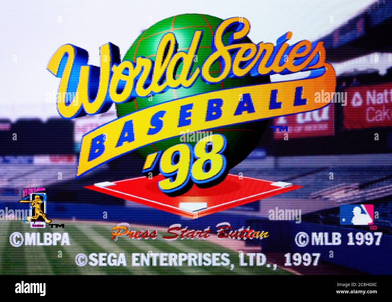 World Series Baseball '98 - Sega Saturn Videogame - Editorial use only ...
