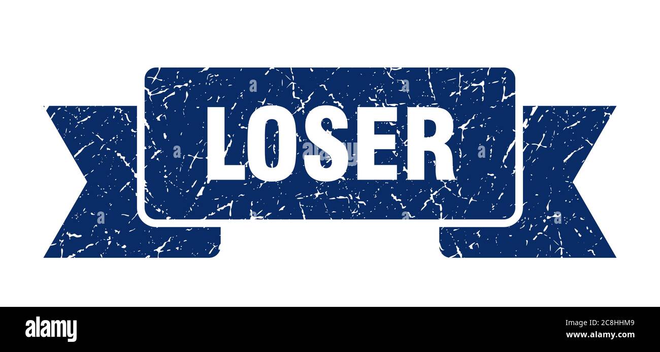 loser ribbon sign. loser vintage retro band Stock Vector Image & Art ...