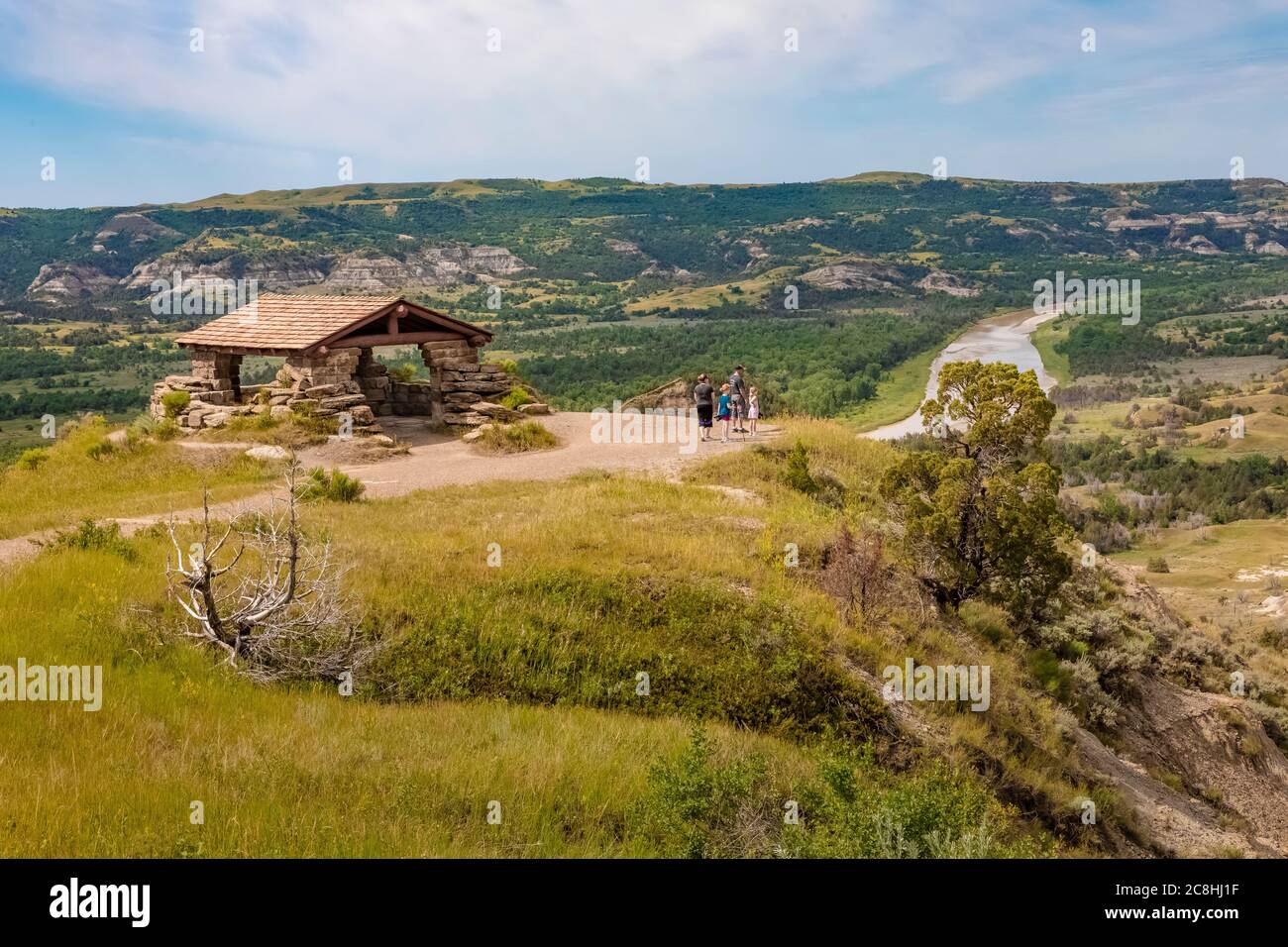 River Bend Overlook, built by the CCC in the 1930s, in Theodore ...
