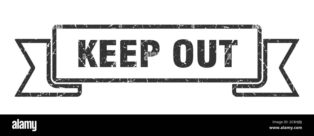Keep out sign retro hi-res stock photography and images - Alamy