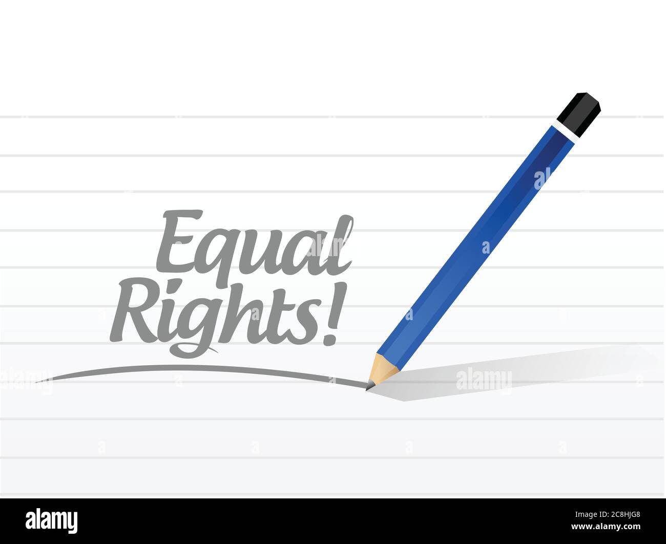 Equal sign written Stock Vector Images - Alamy