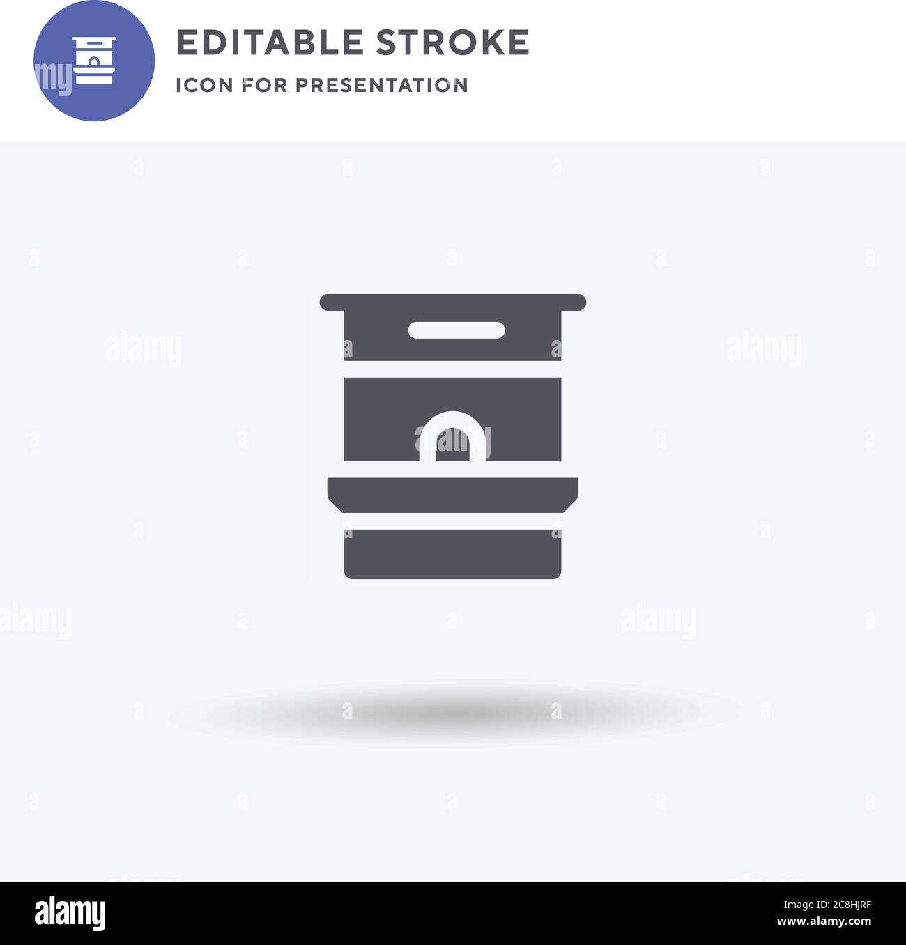 Ticket Office icon vector, filled flat sign, solid pictogram isolated ...