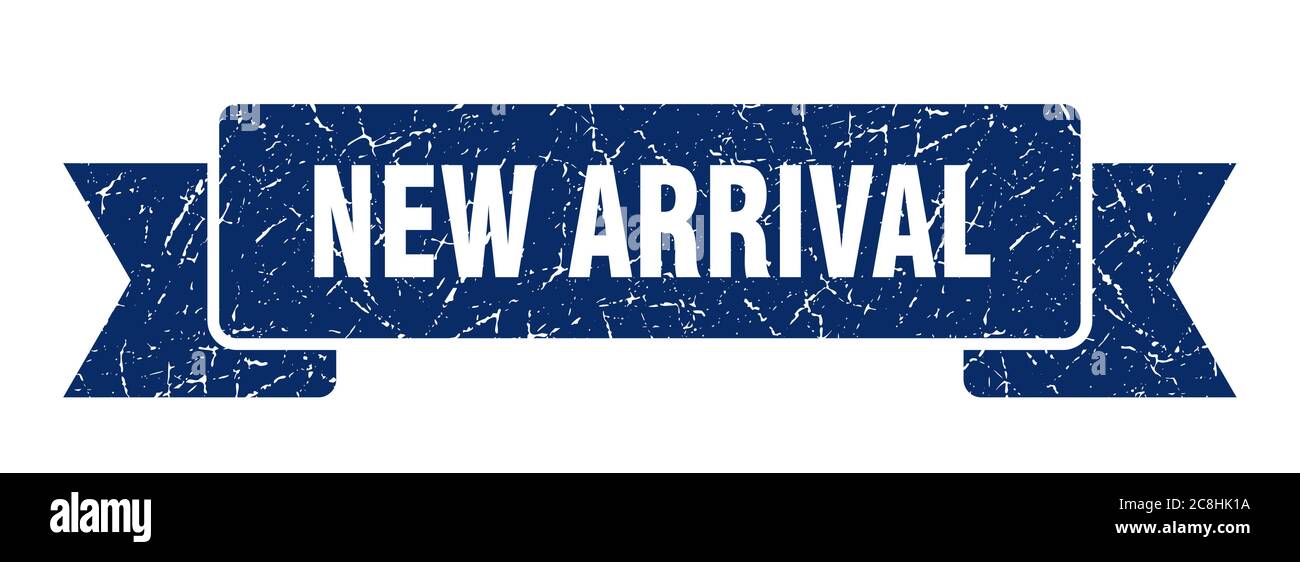 new arrival ribbon sign. new arrival vintage retro band Stock Vector ...