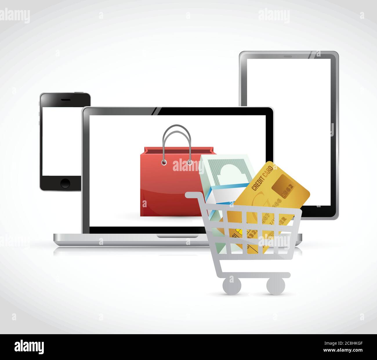 Consumer Electronics Store Stock Vector Images - Alamy