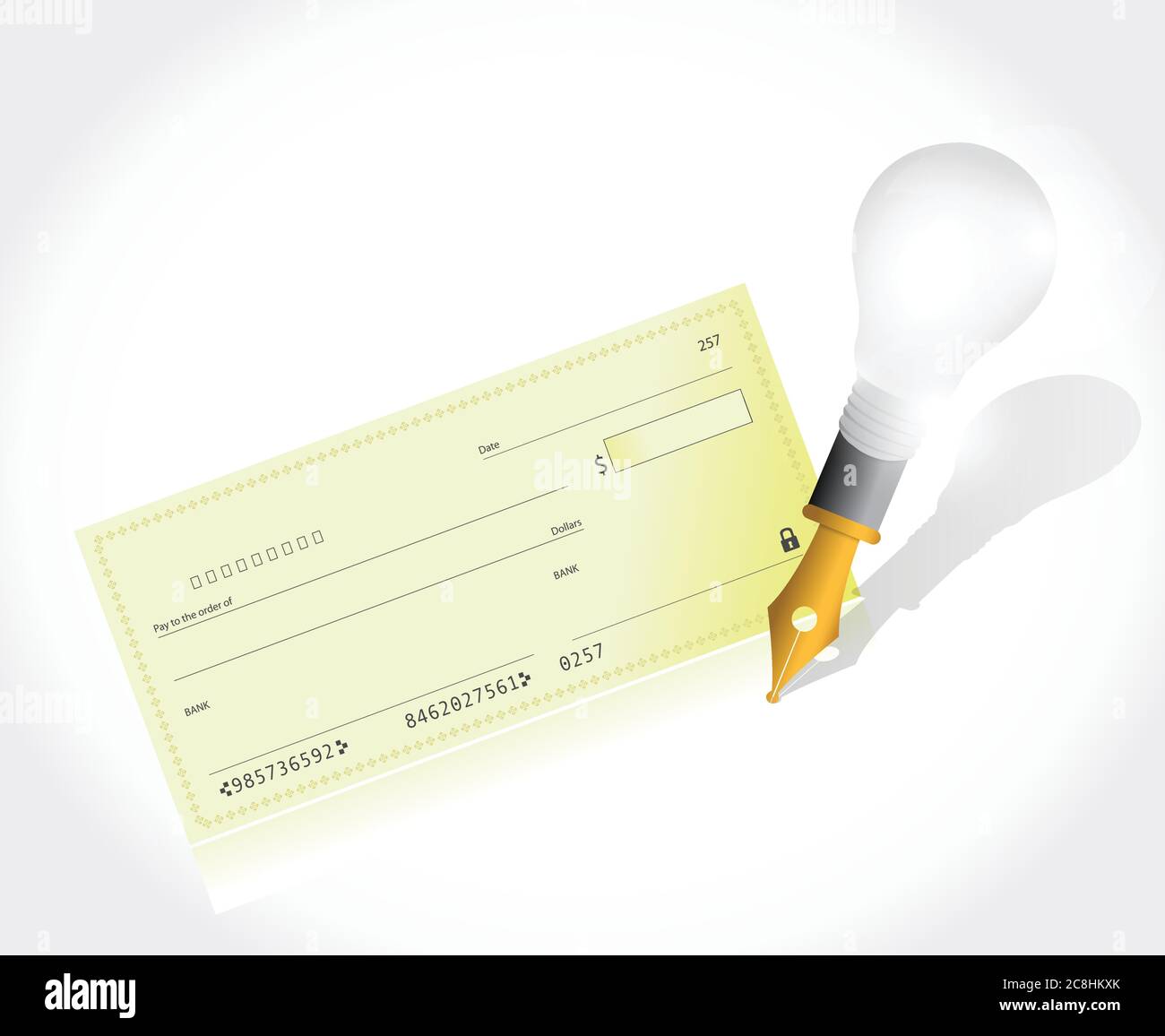 Cheque book design hi-res stock photography and images - Alamy