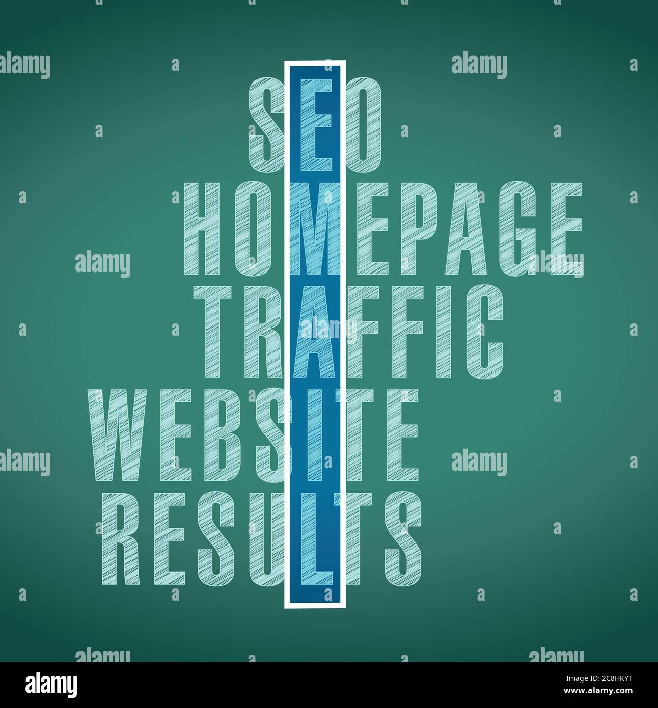 Email words illustration design over a blackboard background Stock ...