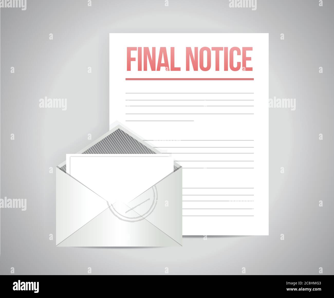 Final demand invoice Stock Vector Images - Alamy