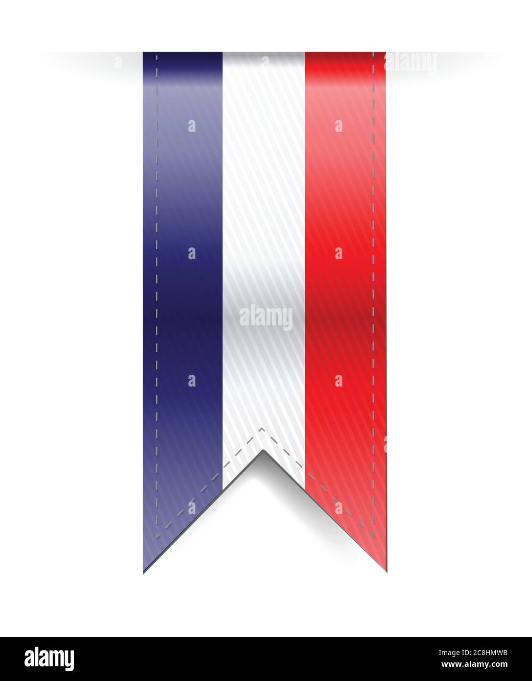 French banner illustration design over a white background Stock Vector ...