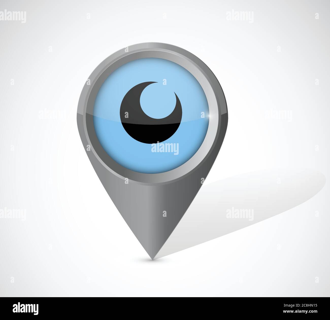 Eye pointer illustration design over a white background Stock Vector ...