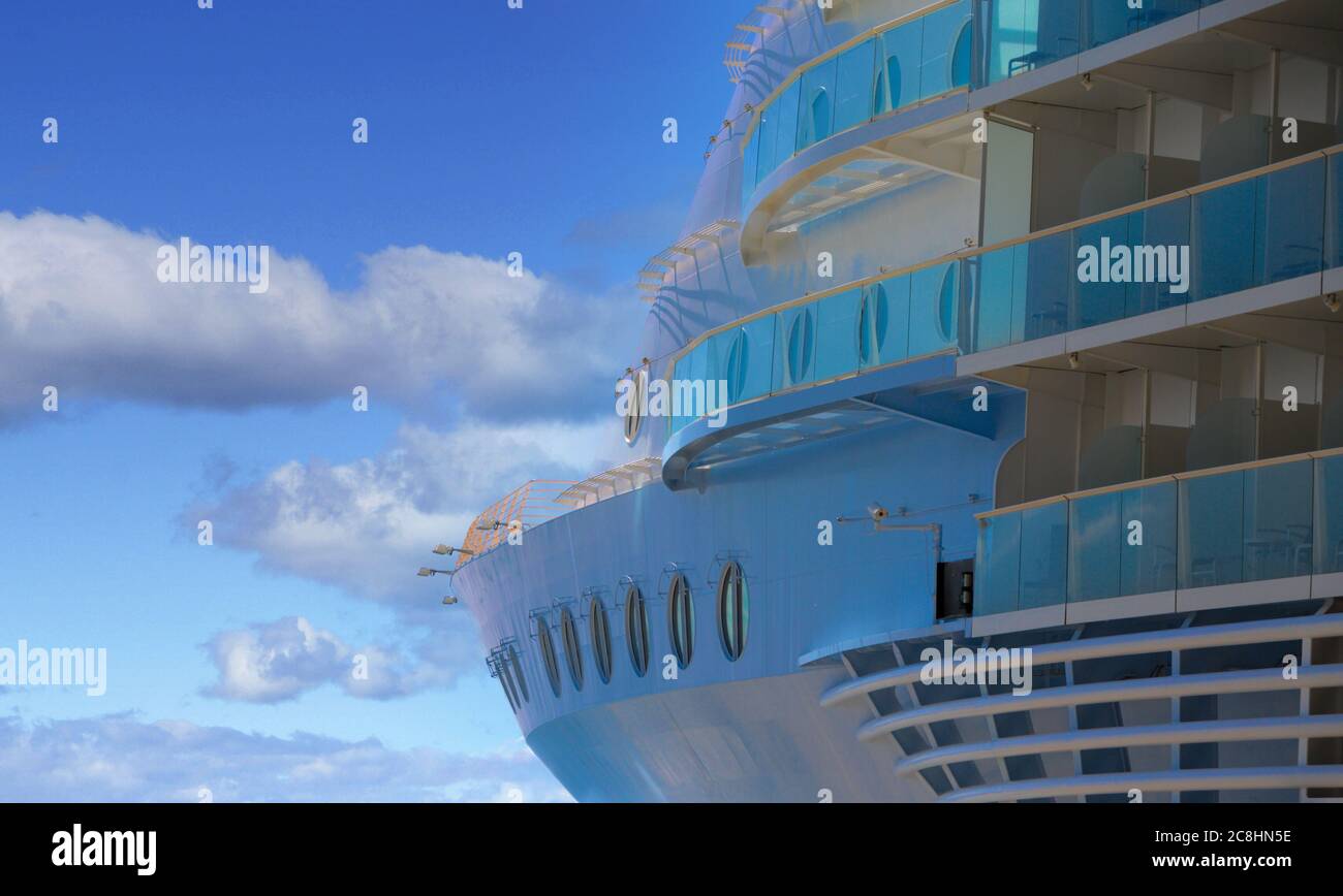 Portholes on Ship Bow Stock Photo - Alamy