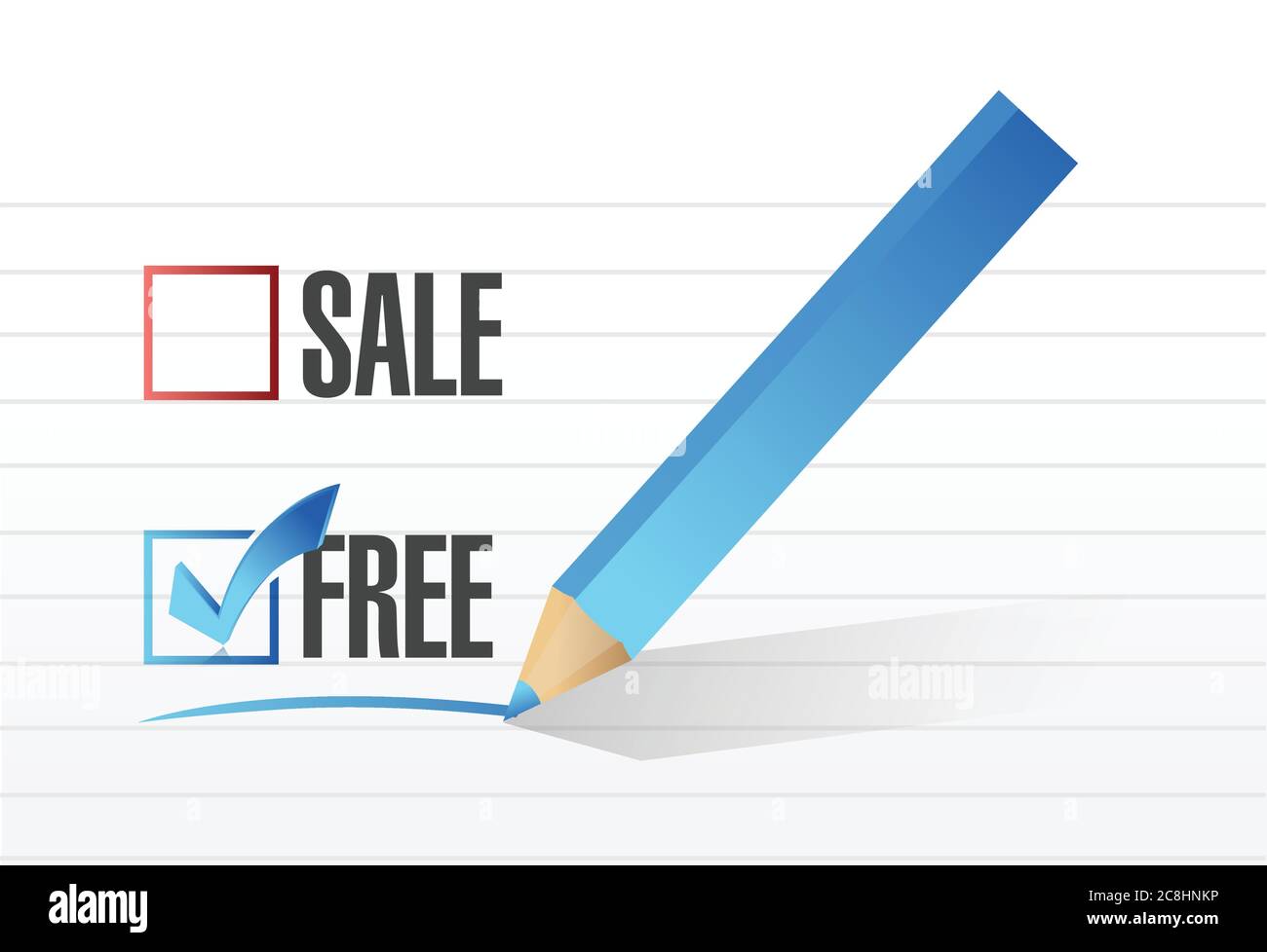 Free checkmark illustration design over a white background Stock Vector ...