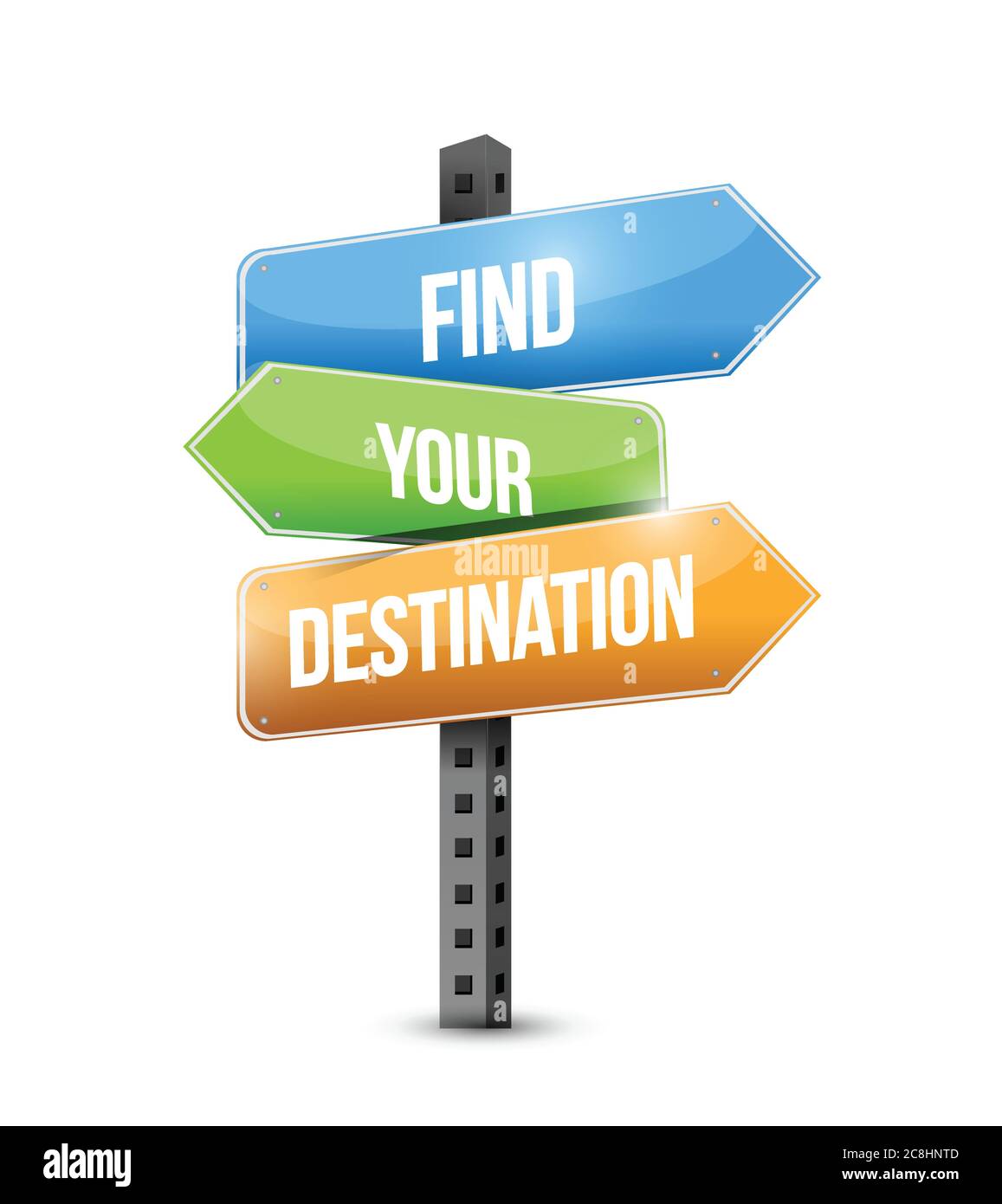 Multiple destination signpost Stock Vector Images - Alamy