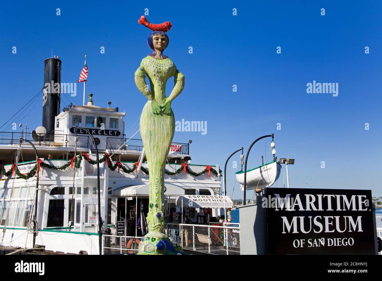 Ferry Berkeley at the Maritime Museum, Embarcadero, San Diego ...