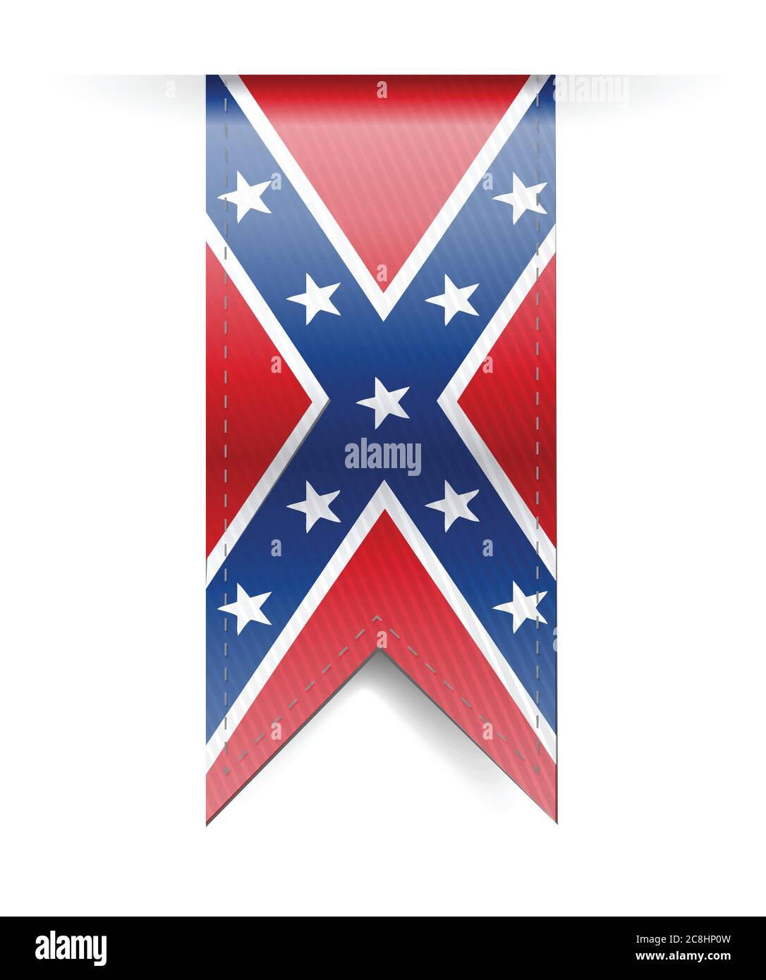 Confederate flag sticker Stock Vector Images - Alamy