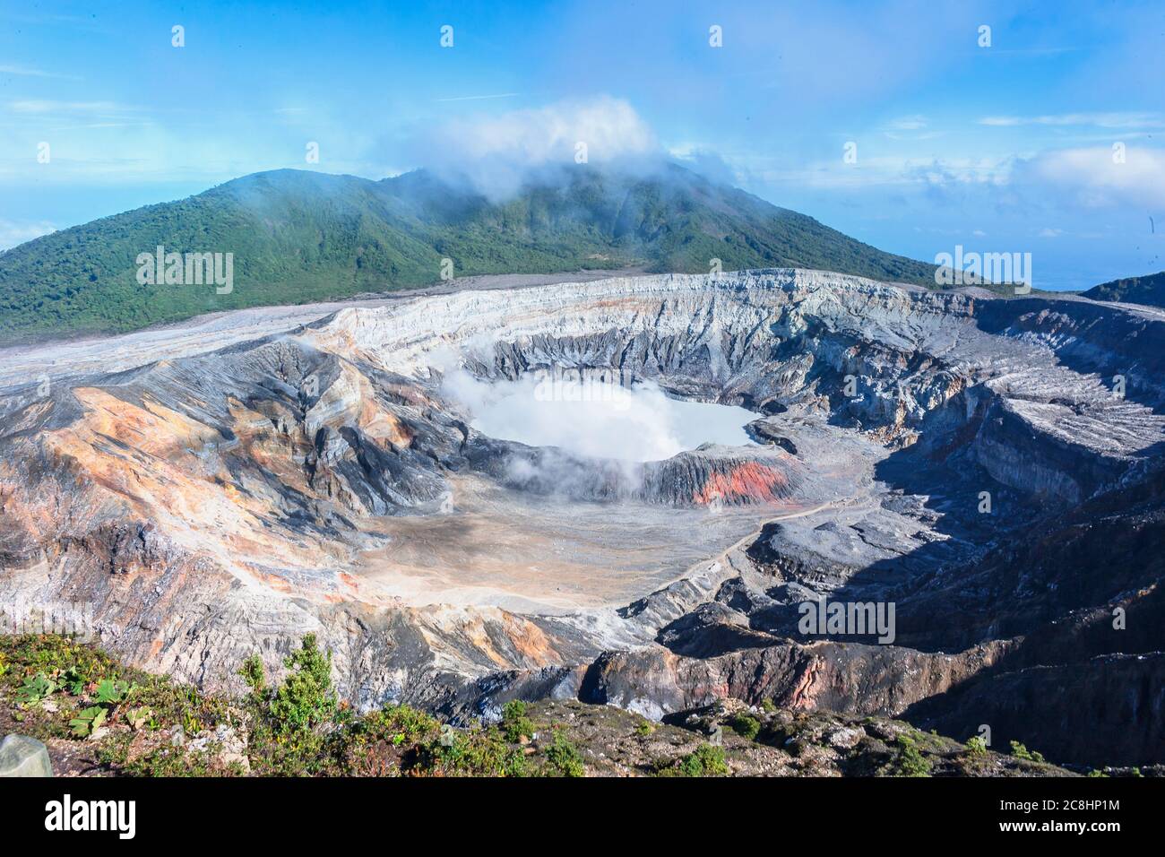 Poas volcano, Poas National Park, Costa Rica, Central America Stock ...
