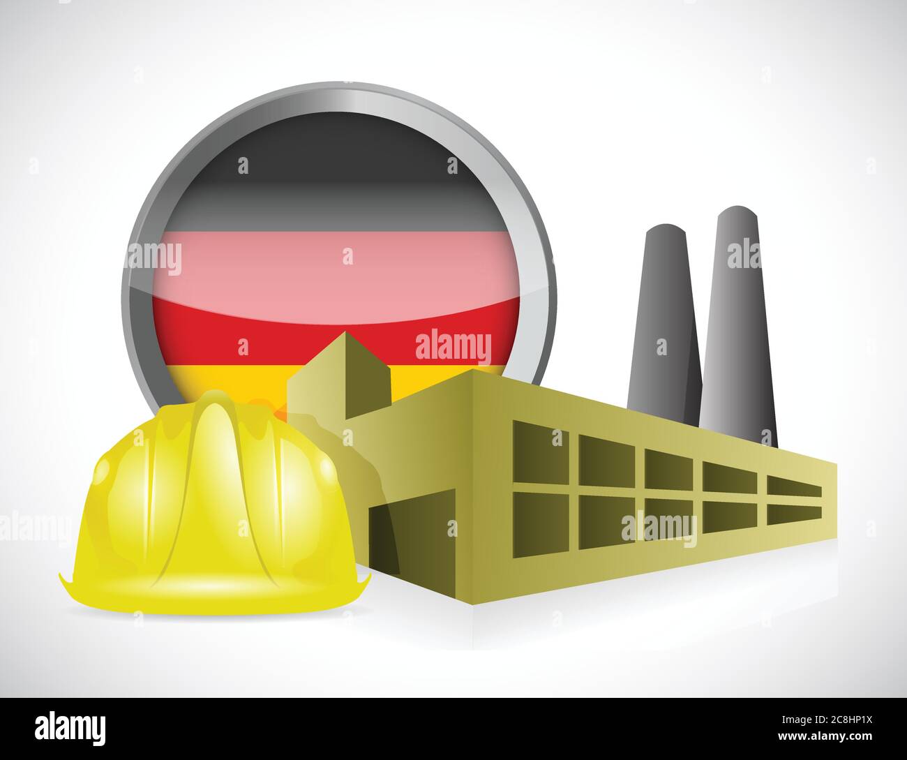German economy production Stock Vector Images - Alamy