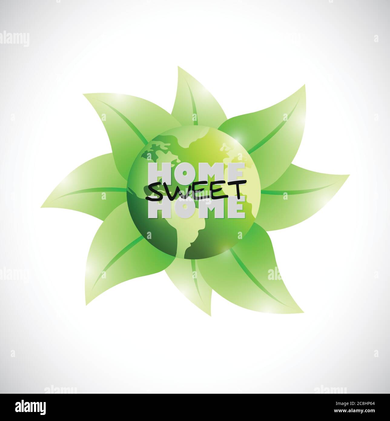 Sweet home map hi-res stock photography and images - Alamy