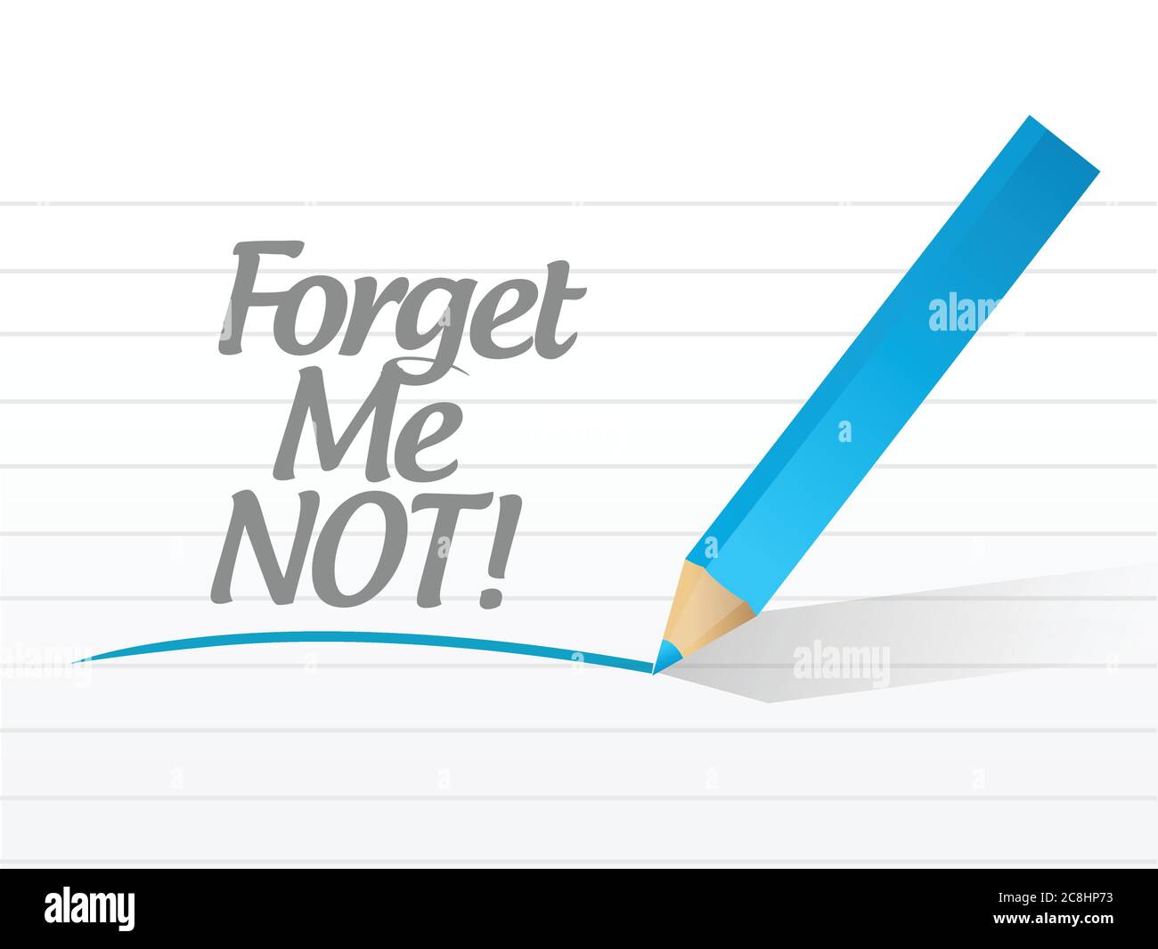 Forget me not garden border Stock Vector Images - Alamy