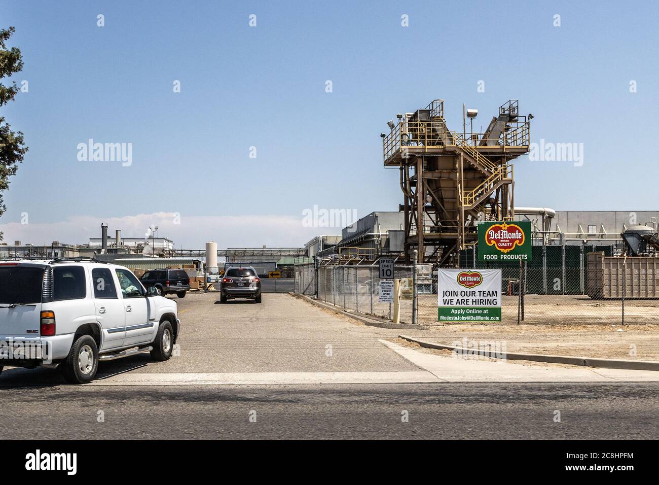 The Del Monte foods factory in Modesto California USA Stock Photo - Alamy