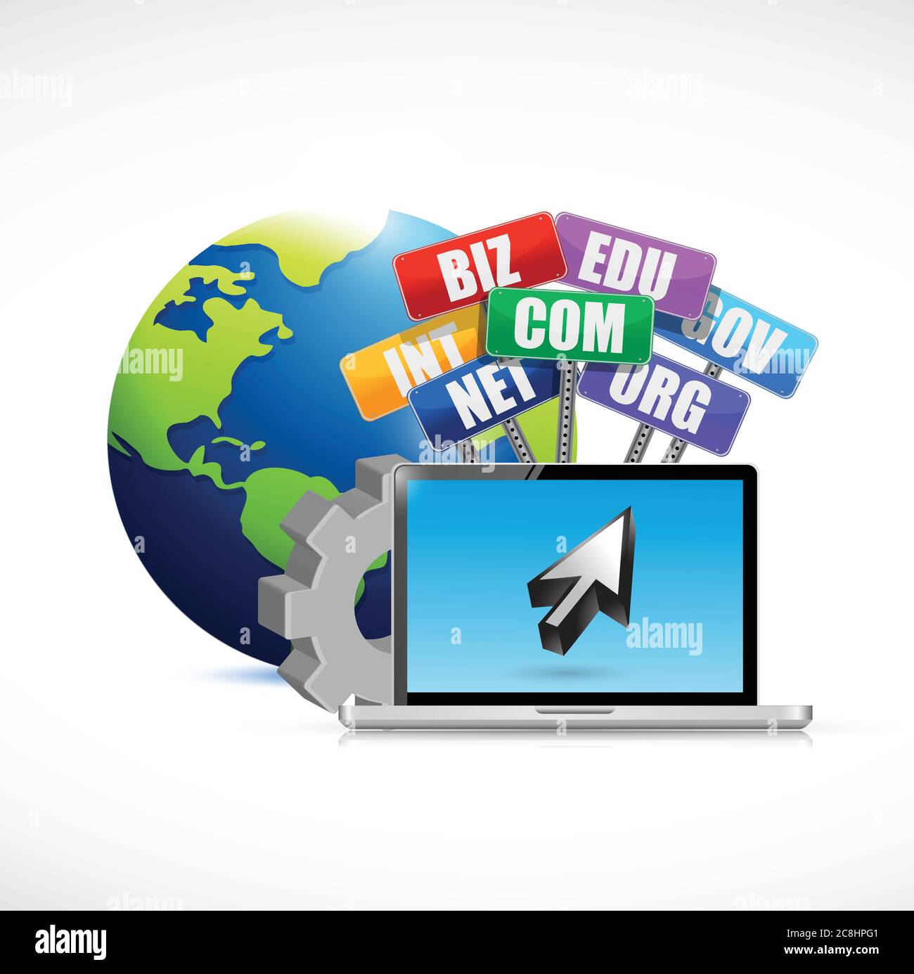 Domains vector vectors hi-res stock photography and images - Alamy