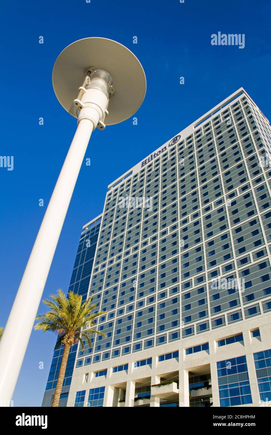 Hilton Hotel Bayfront, San Diego, California, United States Stock Photo ...