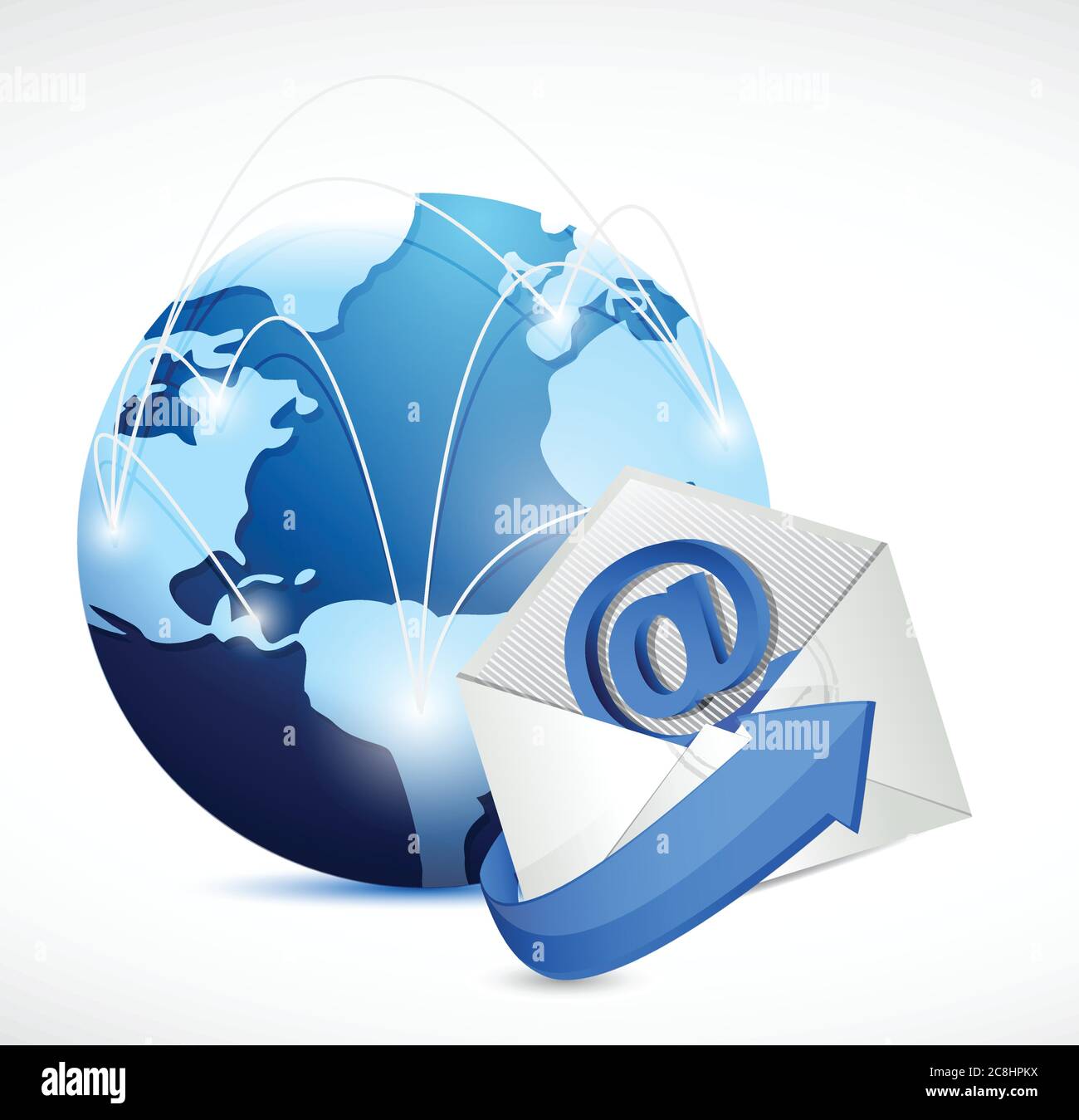 Intercontinental communication Stock Vector Images - Alamy