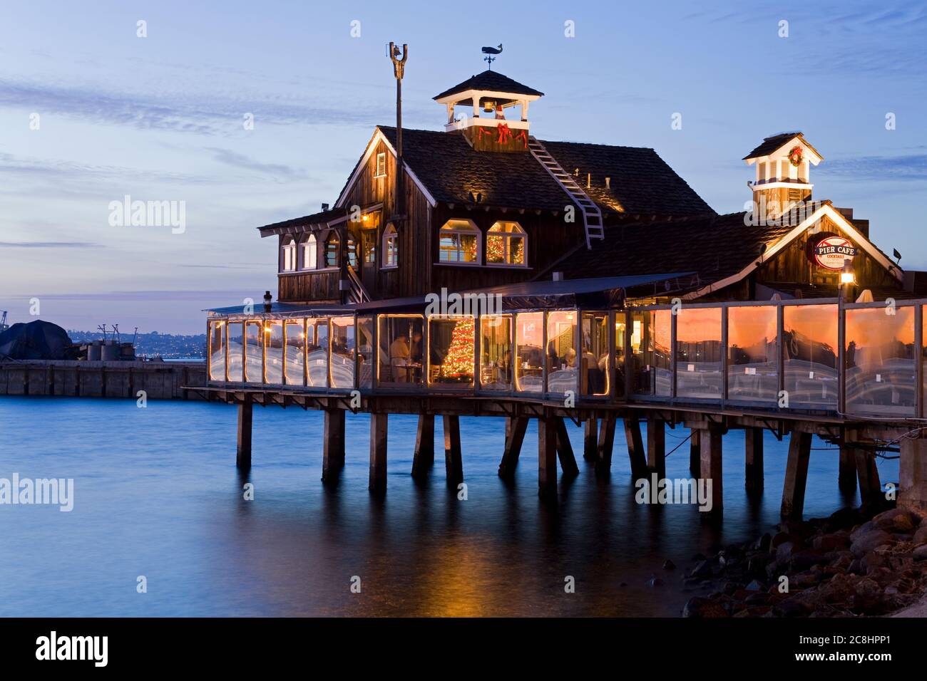 Restaurant seaport village in san hi-res stock photography and images ...