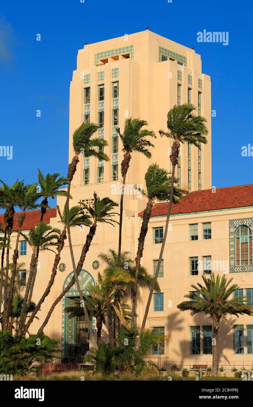 County Administration Center, San Diego, California, USA Stock Photo ...