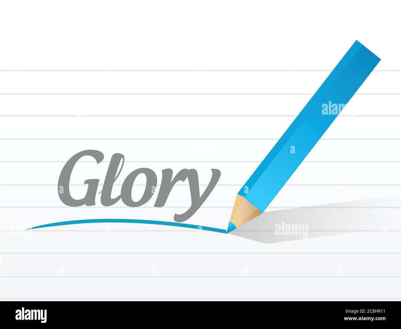 The power and the glory Stock Vector Images - Alamy