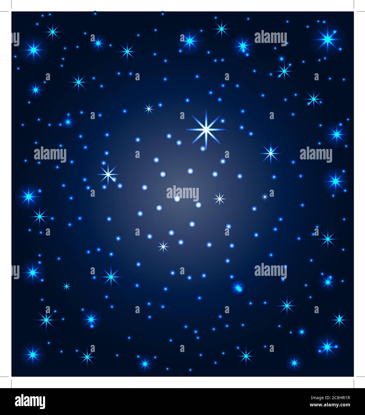 Sparkling night sky Stock Vector Images - Alamy