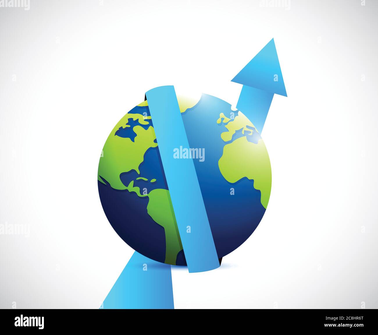 Profits going up arrow Stock Vector Images - Alamy