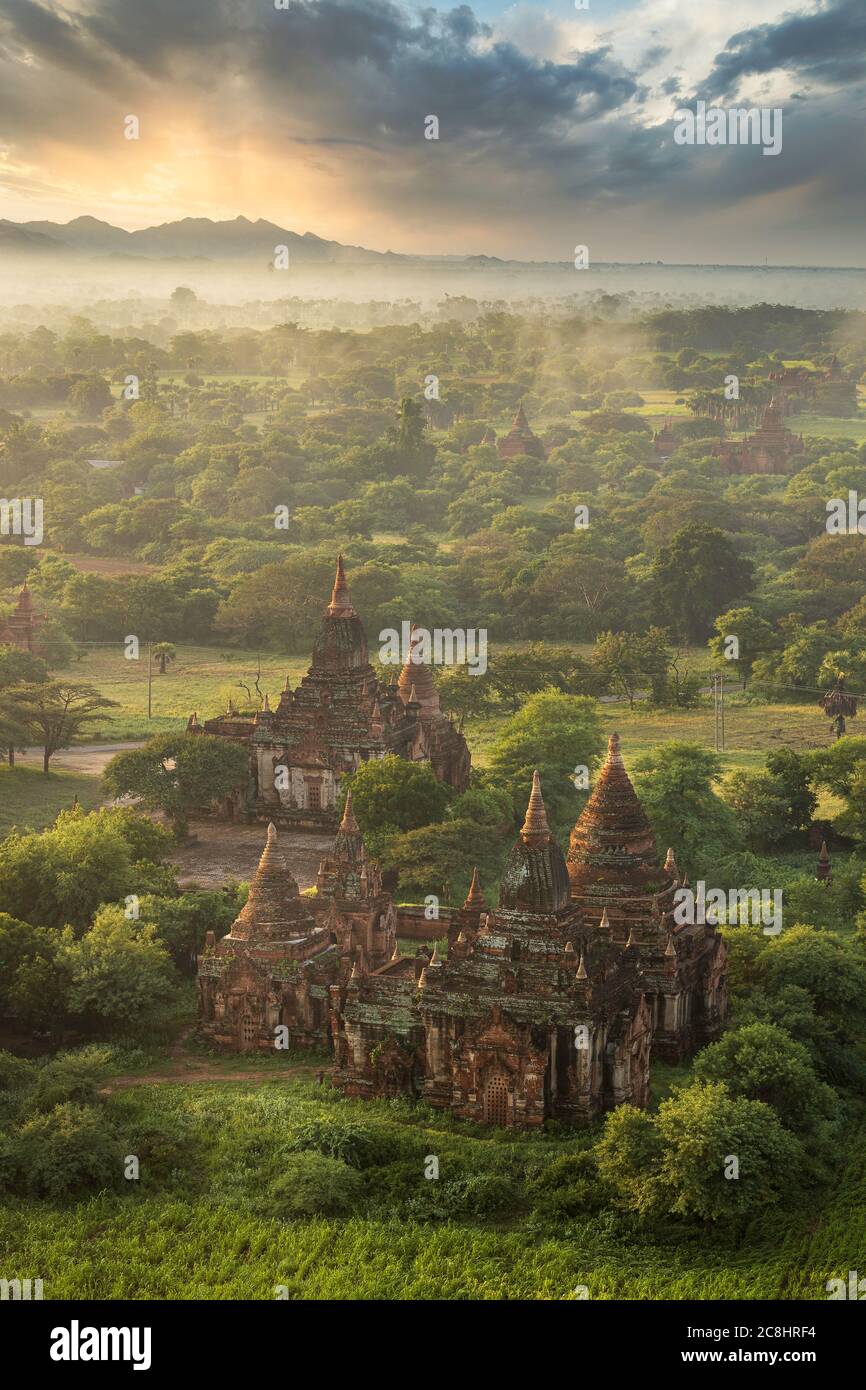 A large ancient pagoda which is Burmese architecture in the World ...