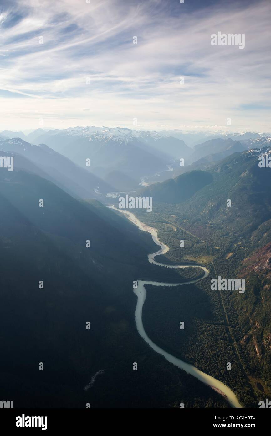 Aerial Canadian Nature Landscape Stock Photo - Alamy