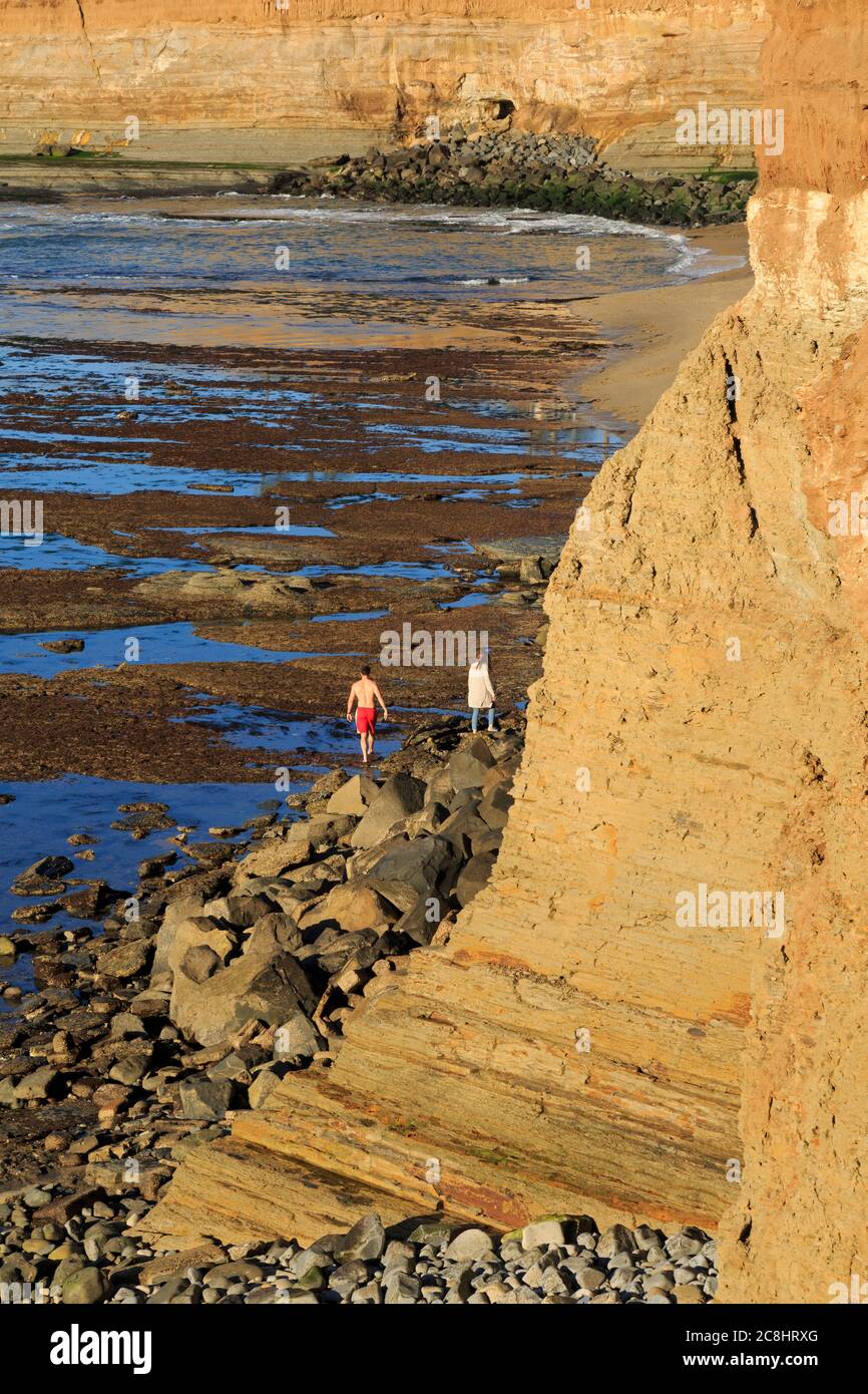 Sunset cliffs point loma hi-res stock photography and images - Alamy
