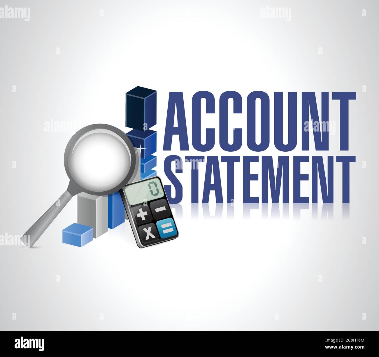 Account statement Stock Vector Images - Alamy
