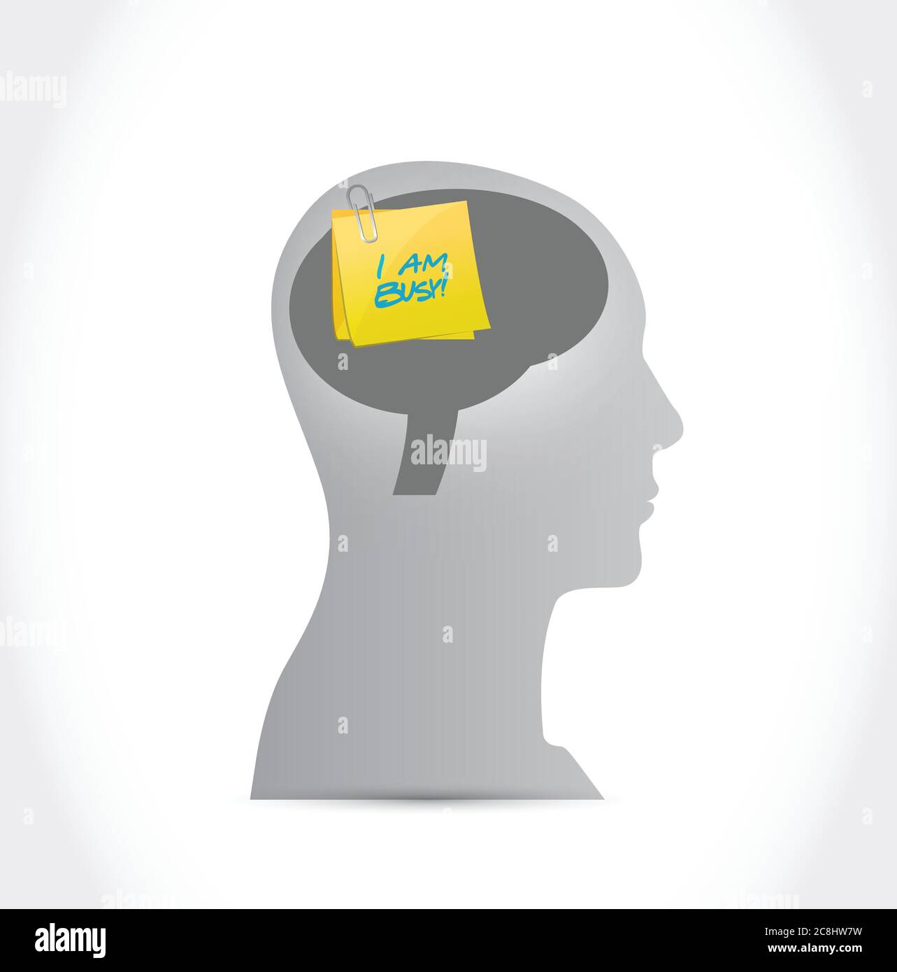 Brainstorming post it note Stock Vector Images - Alamy