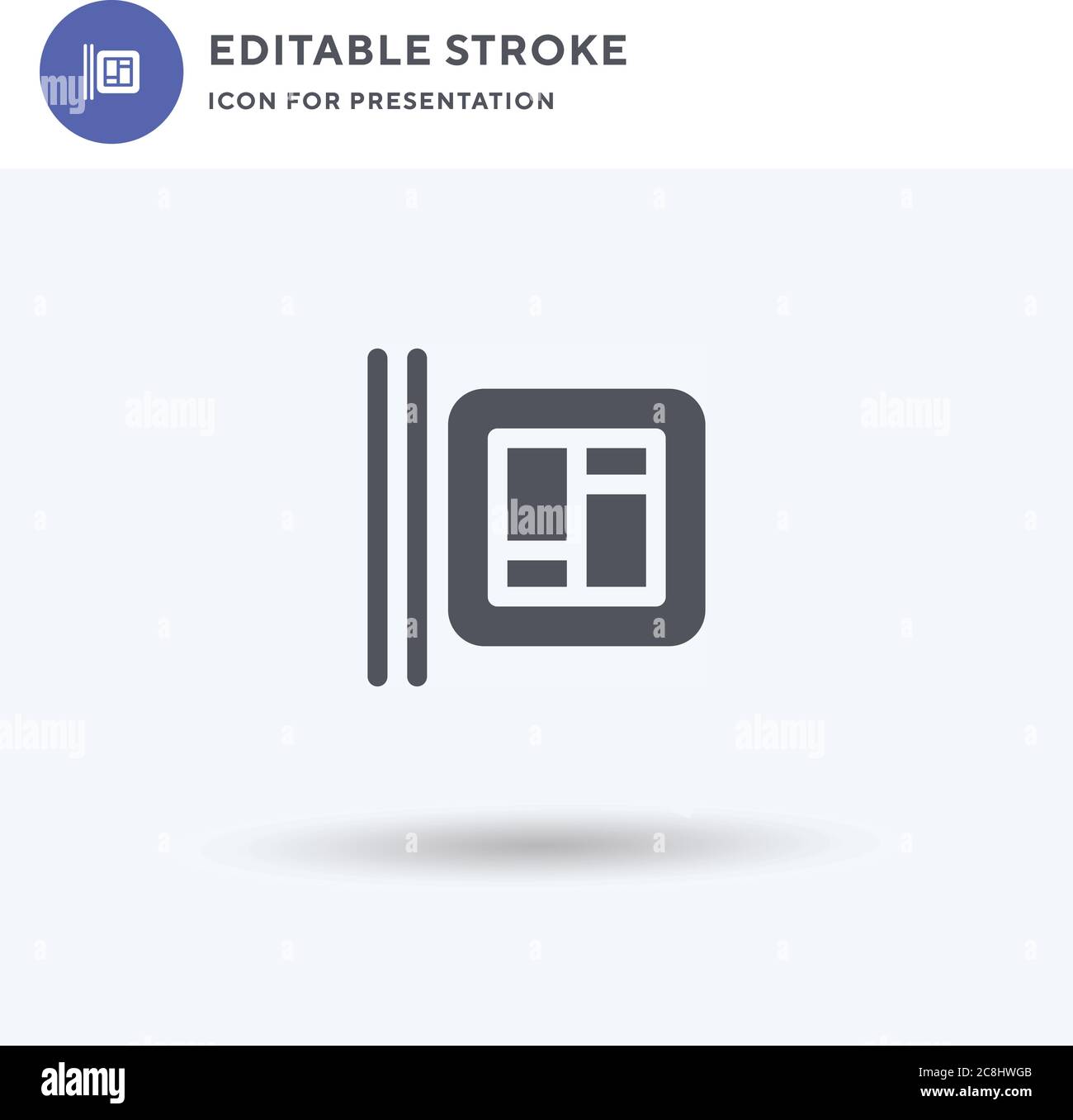 Bento icon vector, filled flat sign, solid pictogram isolated on white ...